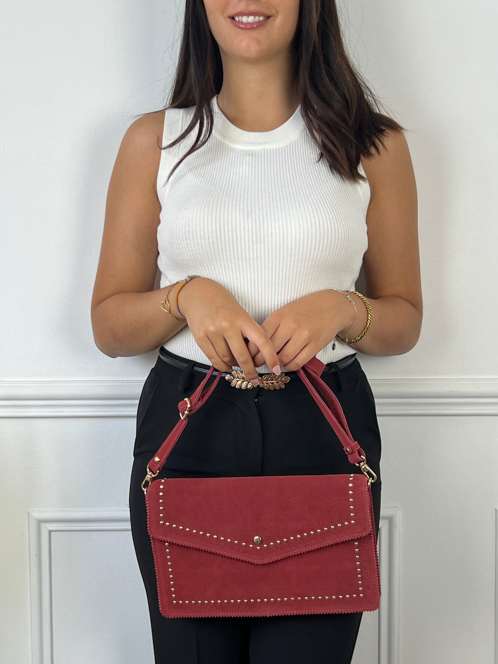 Sac rouille en cuir – Loïcia